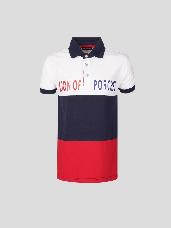 Tri color Polo Shirt - B311072042_001 | LION OF PORCHES