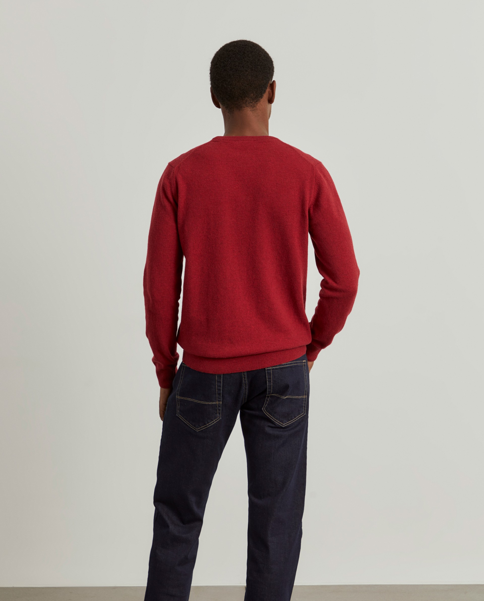 Pullover decote redondo mistura de lã - LP003281_360 - LION OF PORCHES