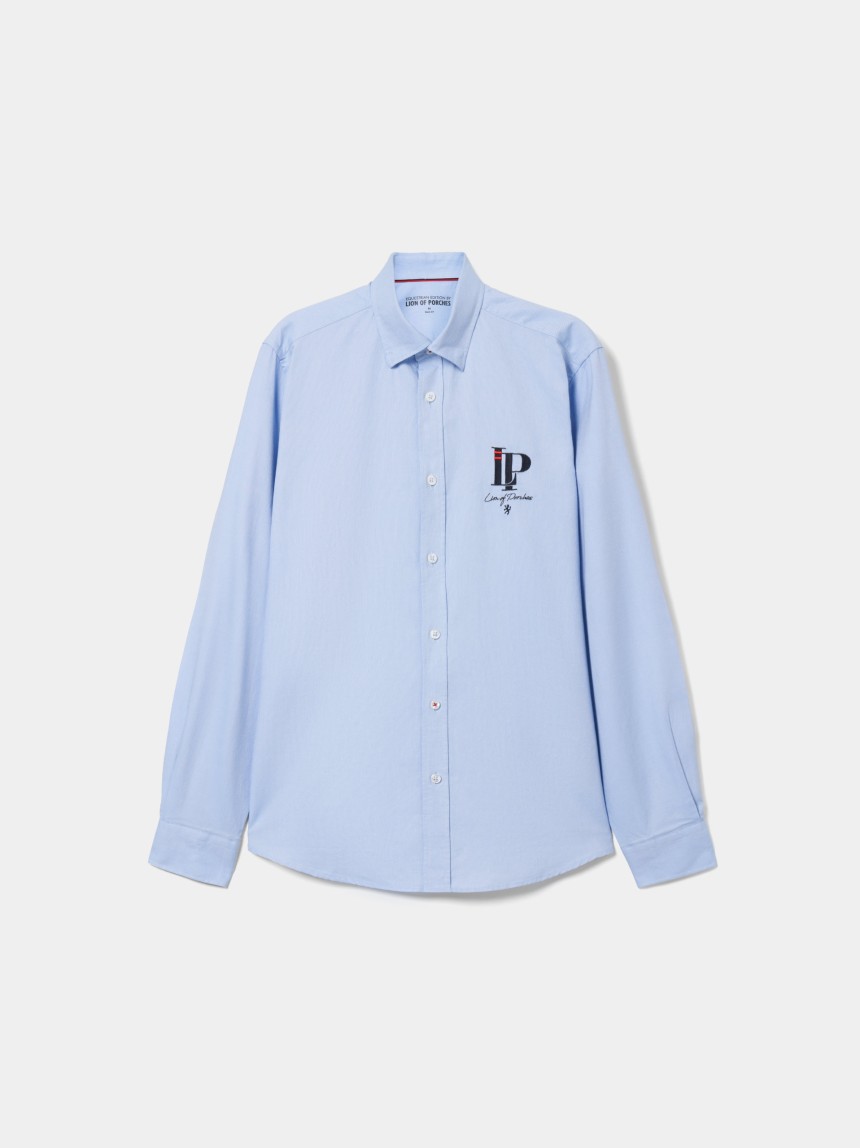 Slim fit oxford shirt - Equestrian Capsule - LP006411_510 - LION OF PORCHES
